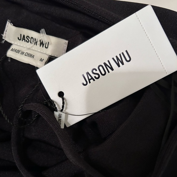 Jason Wu | Dresses | Nwt Jason Wu Black Cowl Neck Maxi Halter Dress ...